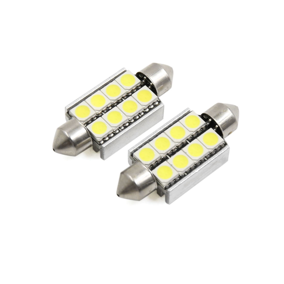 Click here for Unique Bargains 2pcs 40mm Cool White 8-5050-Smd Le... prices