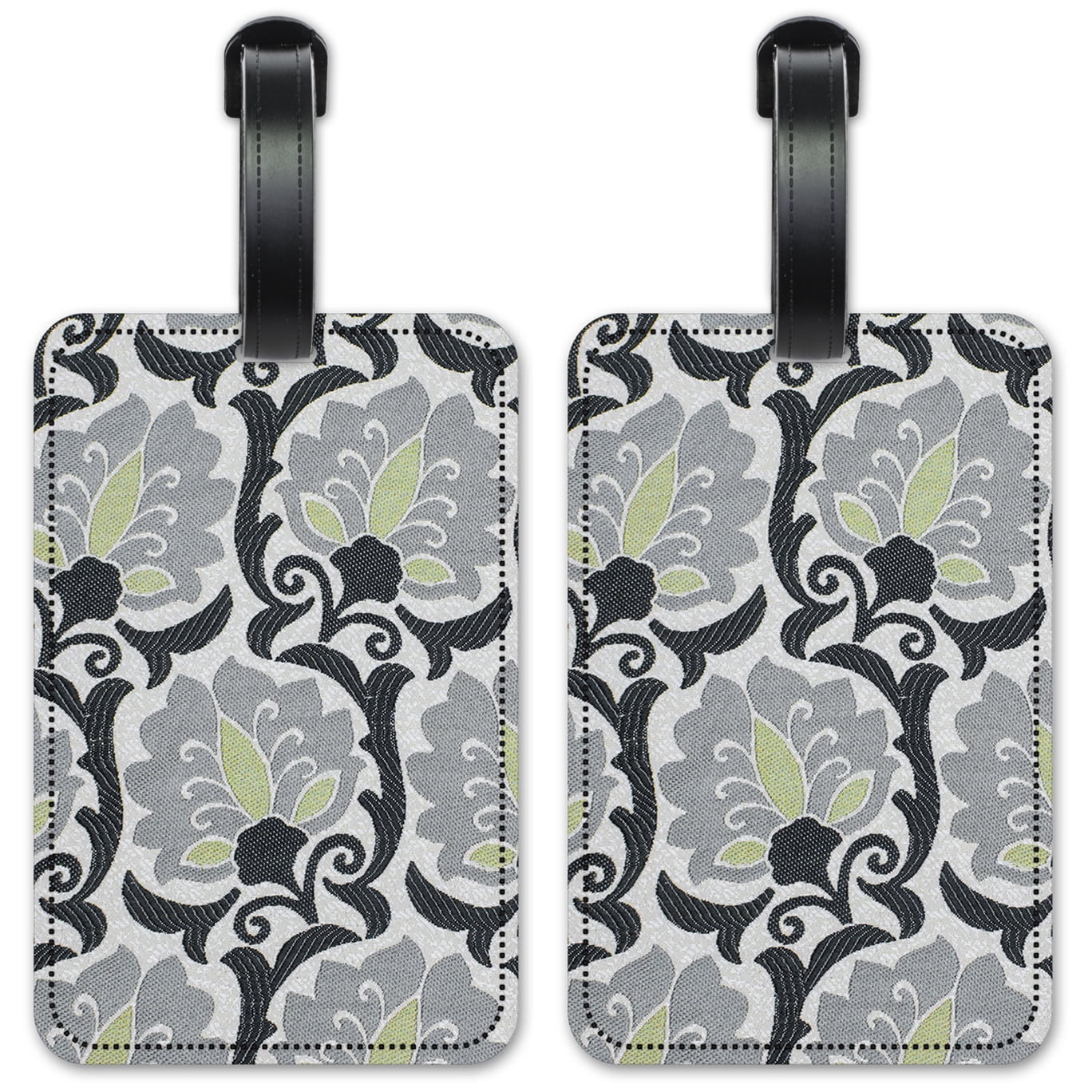 Flowers - Luggage ID Tags / Suitcase Identification Cards - Set of 2 ...