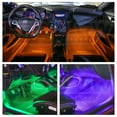 LEDGlow 6pc Flexible LED Million Color Interior Underdash Lighting Kit ...