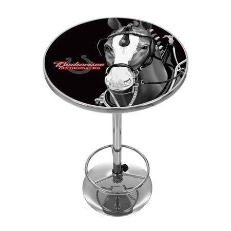 Budweiser Chrome Pub Table - Clydesdale Black | Walmart Canada
