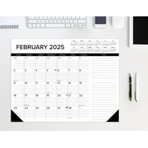 Basic 2025 17" x 12" Small Monthly Deskpad - Walmart.com