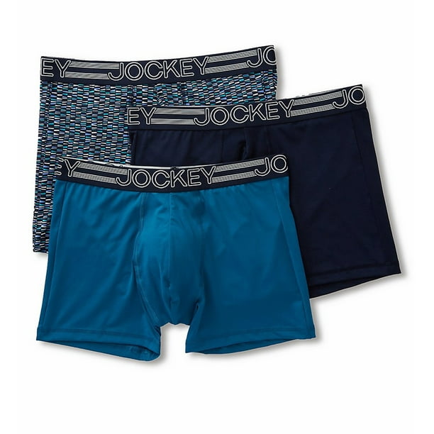 Jockey - Jockey Men's Underwear Active Microfiber Boxer Brief - 3 Pack ...