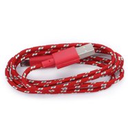 3' Micro USB Metal Snake Cable with Aluminum Connectors Gray - Walmart.com