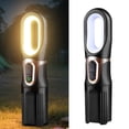 Rechargeable LED Flashlight 800mAh Battery For Camping Hiking Outdoor ...