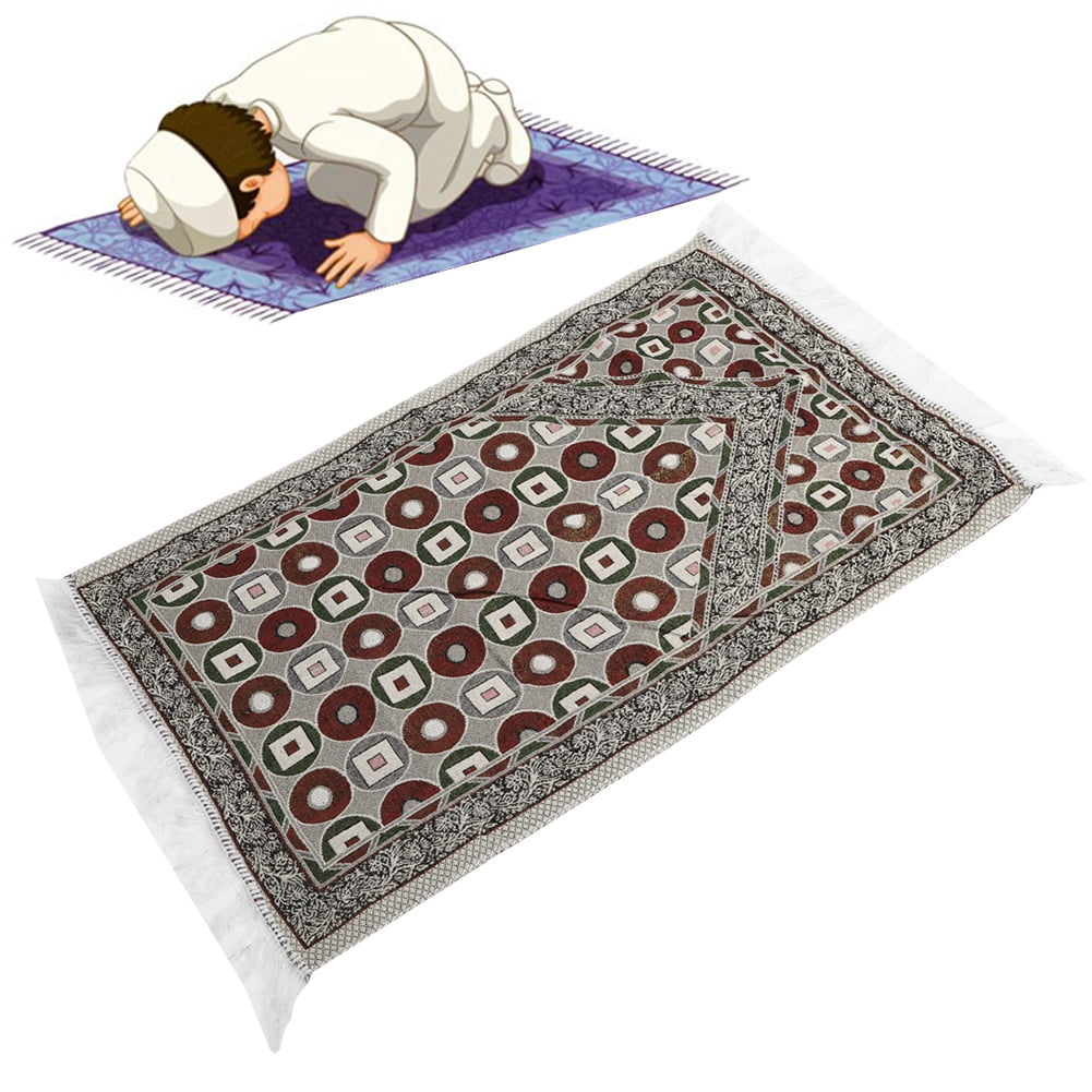 Spptty Muslim Prayer Rug Cotton Carpet Kneeling Mat Islamic Praying ...