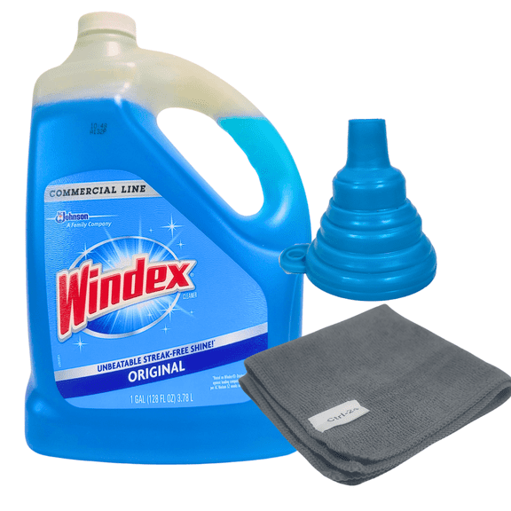 Windex Commercial Line Glass Cleaner Refill, Non-Streak & Ammonia-Free ...