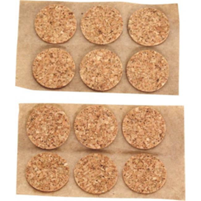 PH-122295 Round Self-Stick Cork Pads - Walmart.com