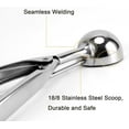 LIDUI-Medium Cookie Scoop, 2.8 Tbsp/ 1.4 OZ, 2 inch/ 5 CM Ball, 18/8 ...