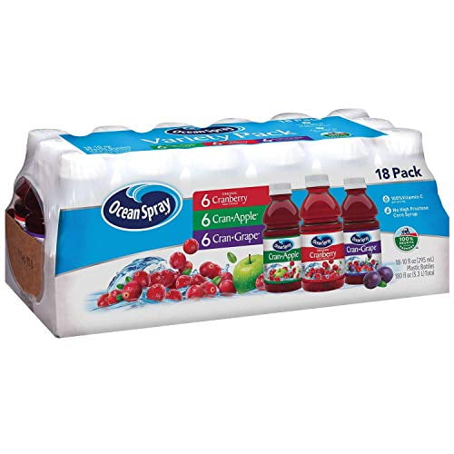Ocean Spray Juice Drink Variety Pack (10 oz, 18 pk.) (Pack of 2) M ...