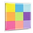 9 Colors Sticky Notes Self-Stick Notes Pads, Removable Curved Surface ...