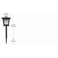 Hampton Bay Low Voltage LED Pathway Lights, Black, Weatherproof, 6-Pack ...