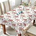 60x60in Square Printed Tablecloth Easy-Care Decorative Table Cloth for ...