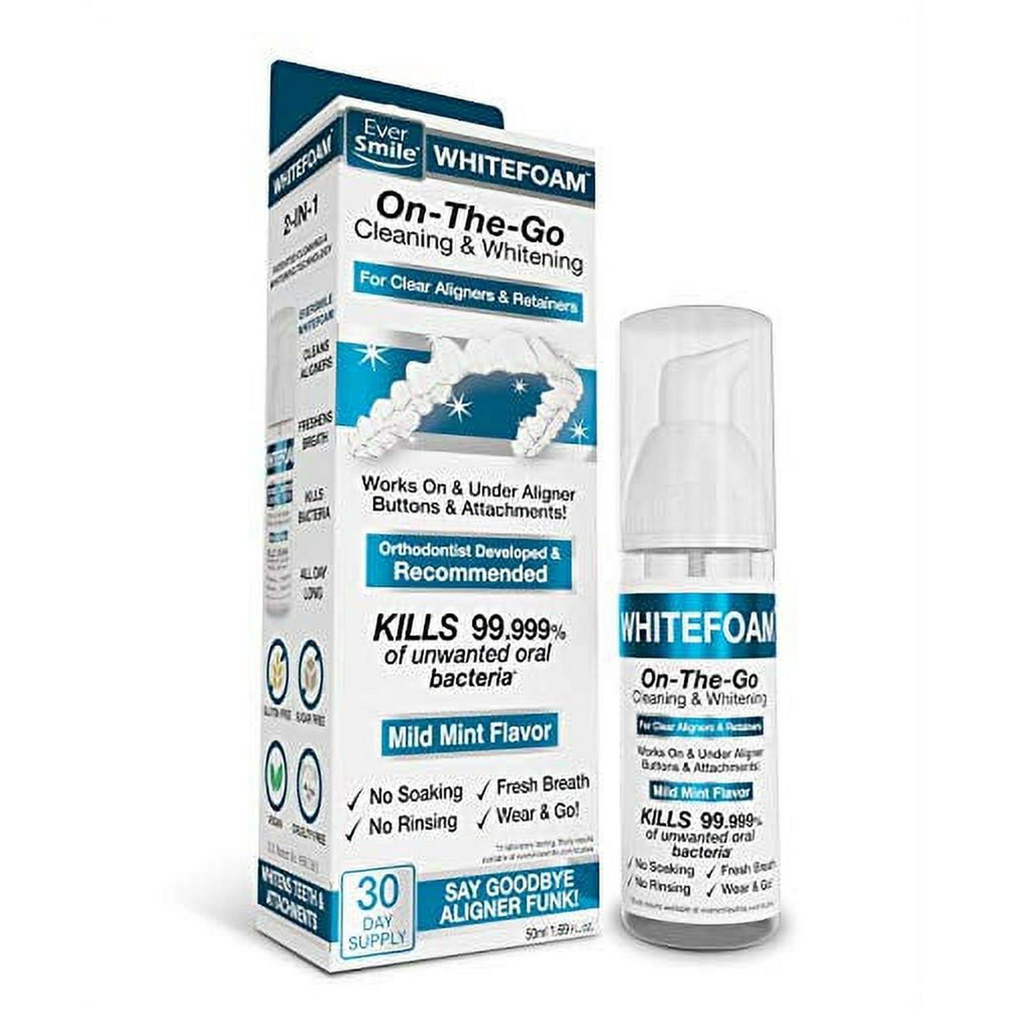 Click here for Eversmile Whitefoam On-The-Go Clear Retainer Clean... prices