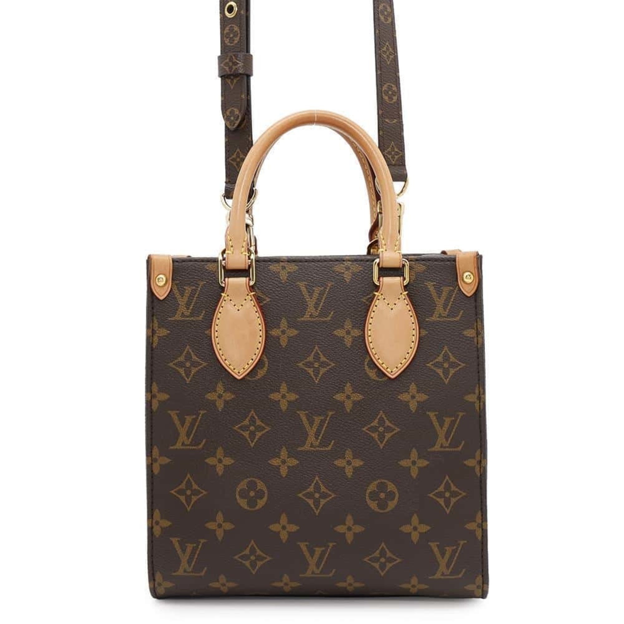 Pre-Owned Louis Vuitton Handbag Monogram Sac Plat BB M45847 LOUIS VUITTON 2way... (Good ...