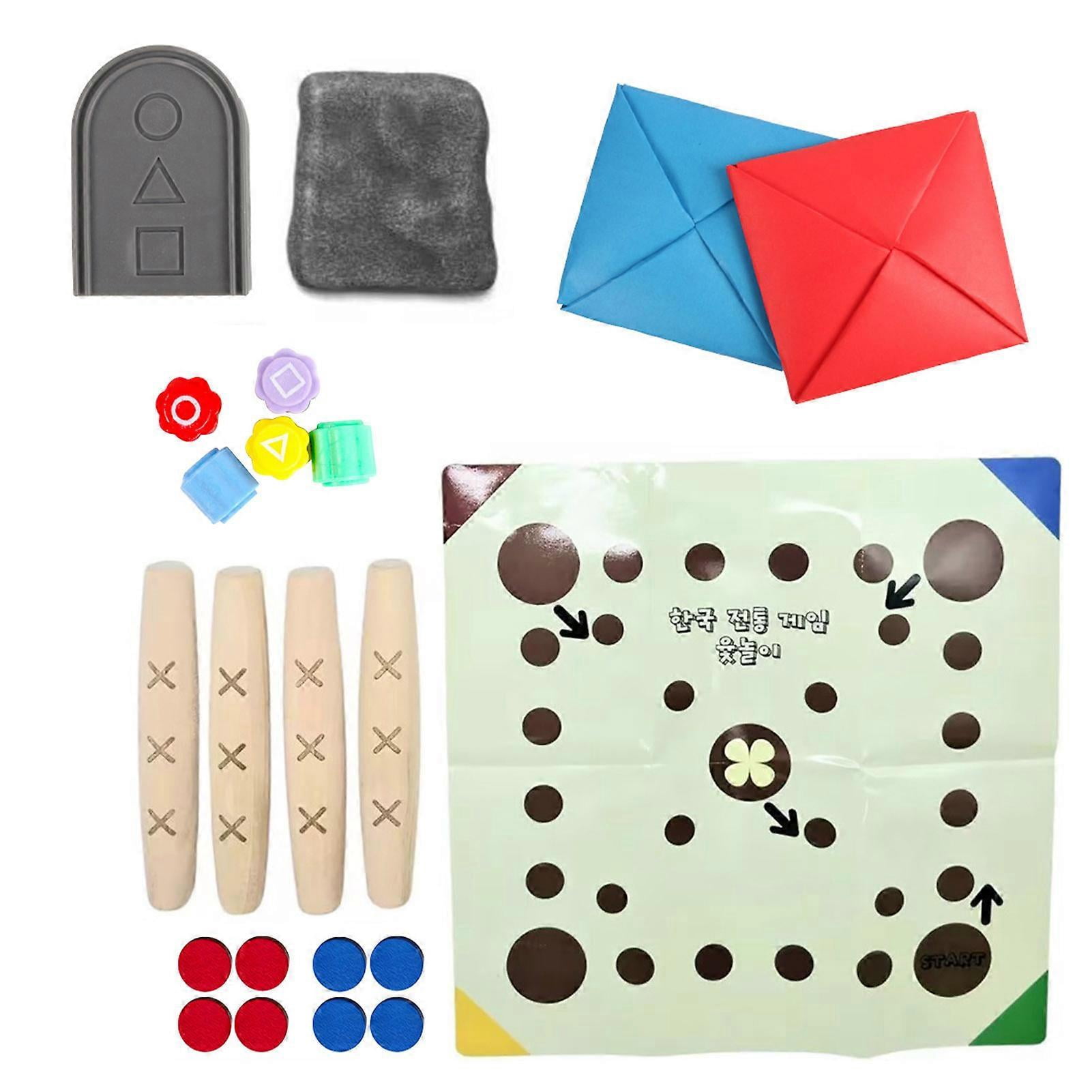 Squid Game, Squid Game Gonggi, Squid Game Gonggi Set, Gonggi Korean ...