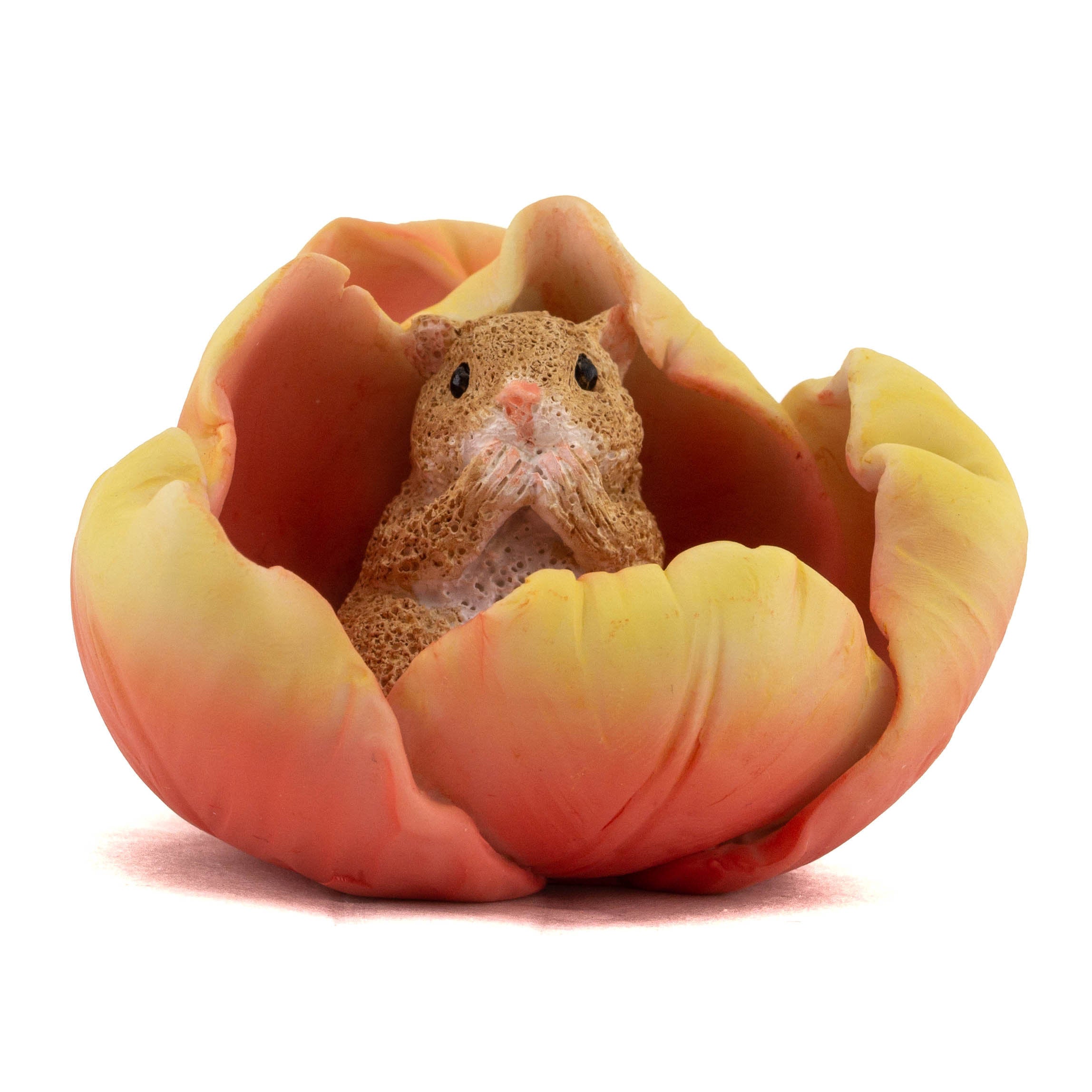Hamster In Tulip, Fairy Garden, Mini Hamster, Miniature Hamster ...