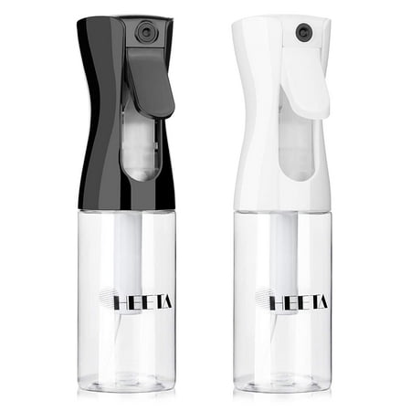 Ultra Fine Mist Spray Bottle, Continuous Sprayer for Hair, Refillable ...