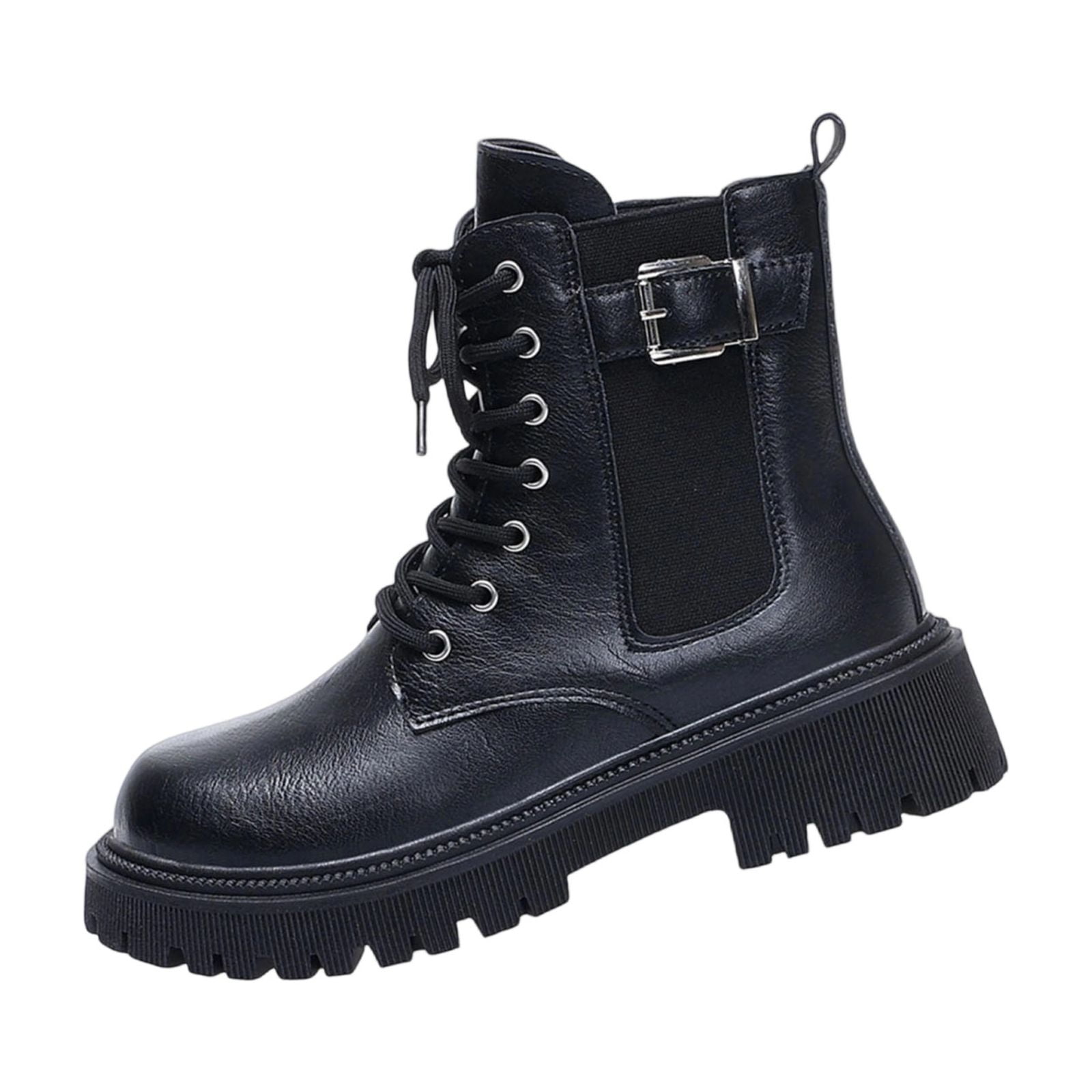 Click here for Lovzfmll Ankle Boots For Women  Chunky Military Bo... prices
