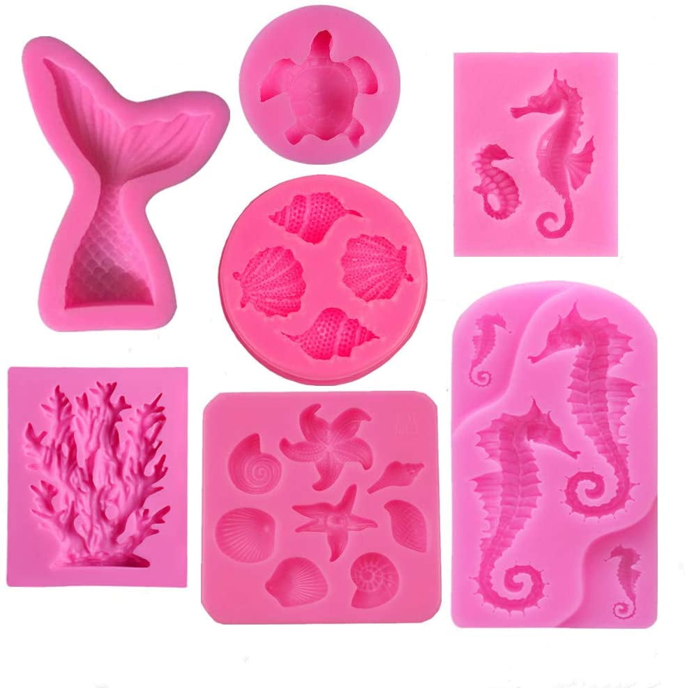molding Silicone seashell mold,Silicone mold flexible mold, Craft ...