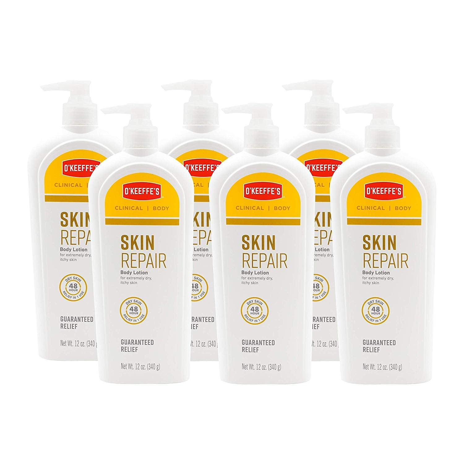 O'Keeffe's Skin Repair Body Lotion and Dry Skin Moisturizer, Pump ...