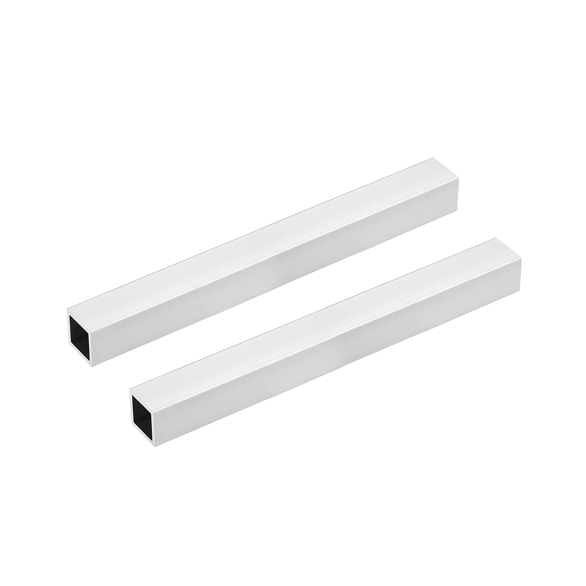 Uxcell 20mm x 20mm x 1.2mm x 200mm Length 6063 Aluminum Square Tube 2 ...