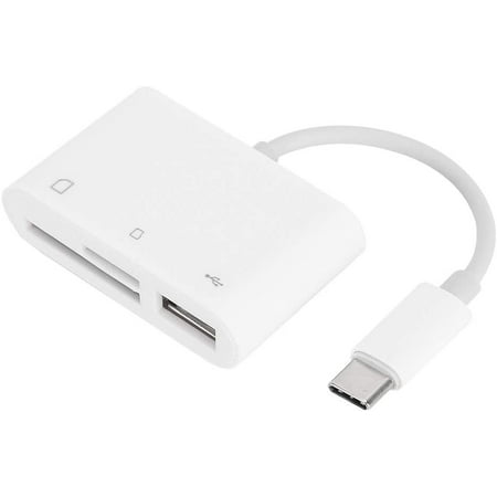 Camera Card Reader,Multifunction Memory Cable Writer,USBC to SD/TF Card ...