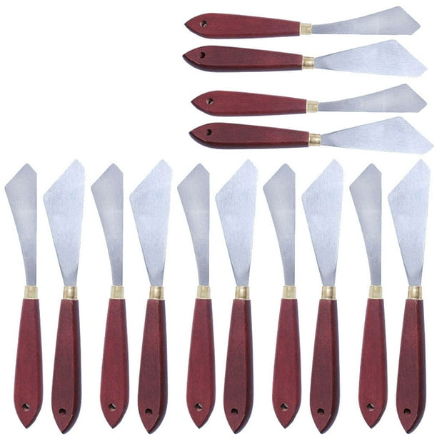 Painting Mixing Scraper Spreading Palette Stainless Steel Palette ...