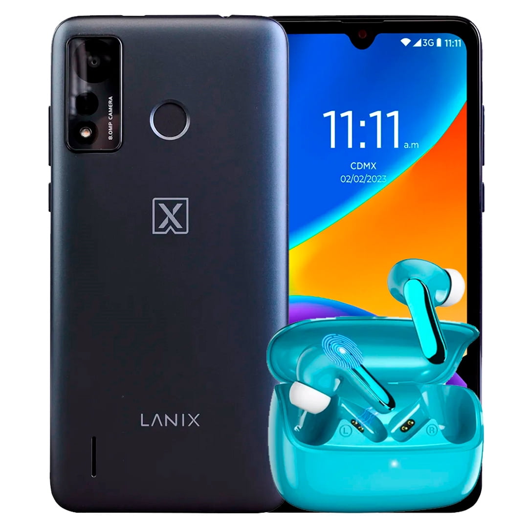 Smarphone Lanix X7 Dual Sim 32GB Negro 2GB Ram + Audífonos Fresh Fun ...