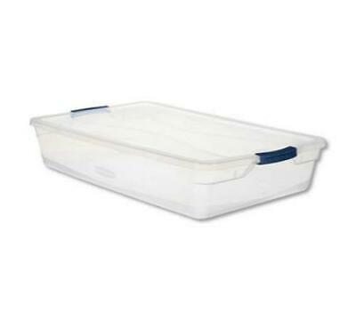 Rubbermaid Clever Store Basic Latch-Lid Container, 41 qt, 17.75" x 29 ...