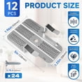 12 Pcs Drywall Repair Clips, Sheetrock Repair Clips with 24 Screws Fits ...