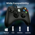 PC Controller, Wired Controller for Xbox 360/PC, 71 in/1.8m USB cable ...