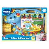 VTech Baby Learning Animal Shapes Interactive Touch and Teach Elephant ...