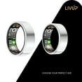 LivUp Smart Ring, Silver, Size 8 - Walmart.com