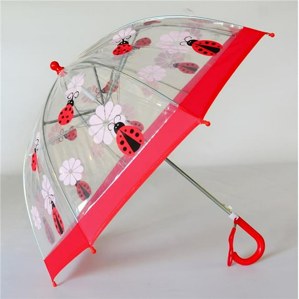 Foxfire - Clear Lady Bug Girls Umbrella - Walmart.com - Walmart.com