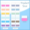 CCOCC 480 Pcs 1 inch Sticky Index Tabs, Colorful Annotation Labels for ...