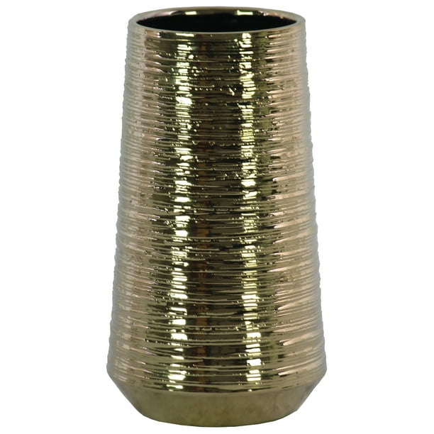Urban Trends Collection: Ceramic Vase Electroplated Finish - Walmart.com