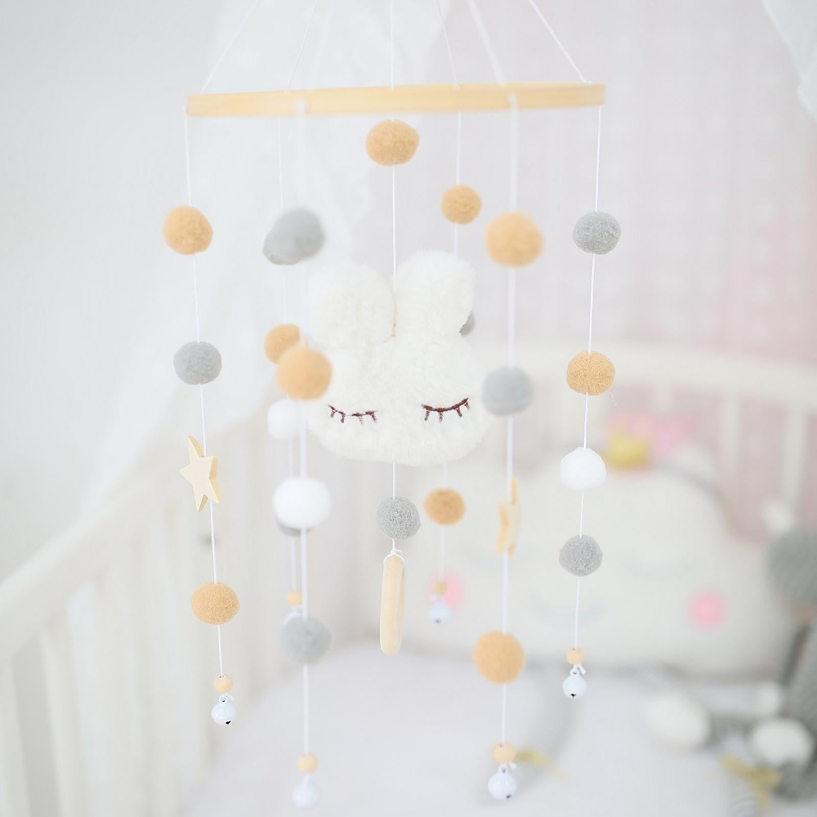 Baby Mobile Rattle Newborn Baby Toys Mobile Wind Chime Rattle Crib ...