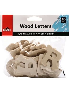 Wooden Letters & Numbers in Wood Crafting - Walmart.com