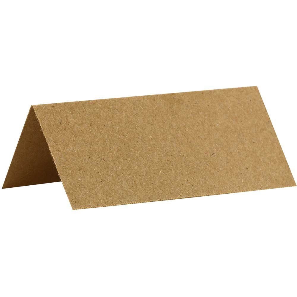 JAM Printable Place Cards, 3.75x1.75, 12/Pack, Brown Kraft - Walmart.com