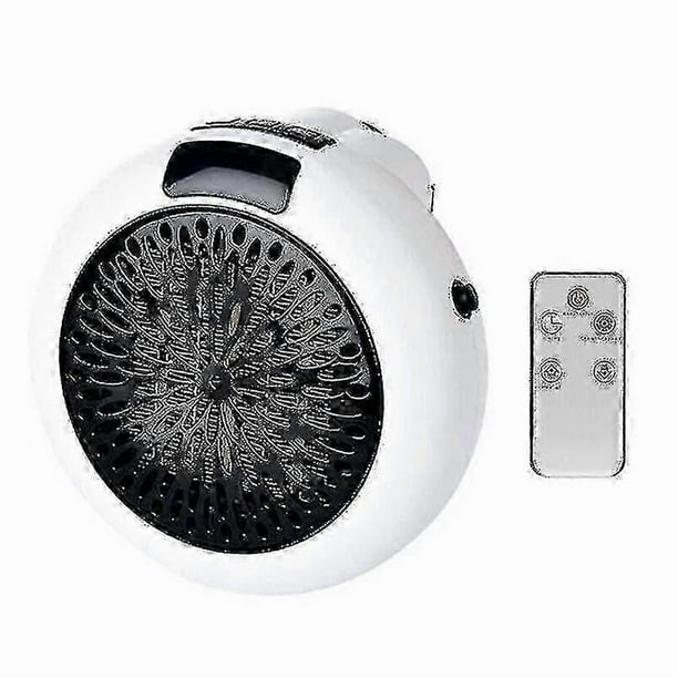 (white) 900w 220v Mini Portable Plug-in Electric Wall-outlet Space ...