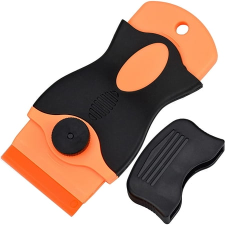 Plastic Scraper Sticker Remover Window Glass Decal Remover with Razor ...