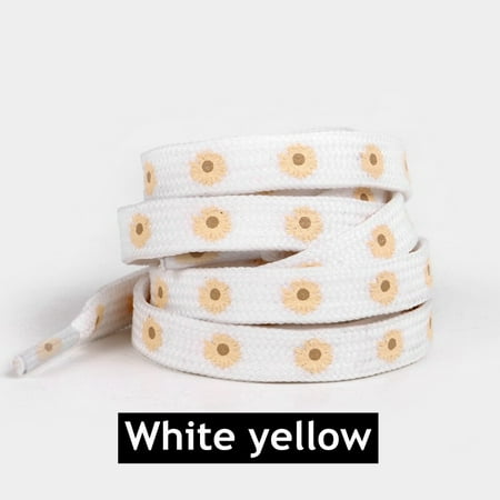 Nouveaux lacets Sakura plats petites marguerites lacets de chaussures ...