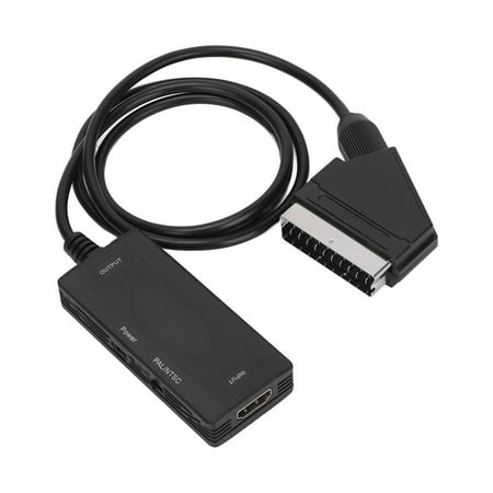 SCART Converter Cable, Full HD SCART Adapter PAL Drive Free Mini For ...