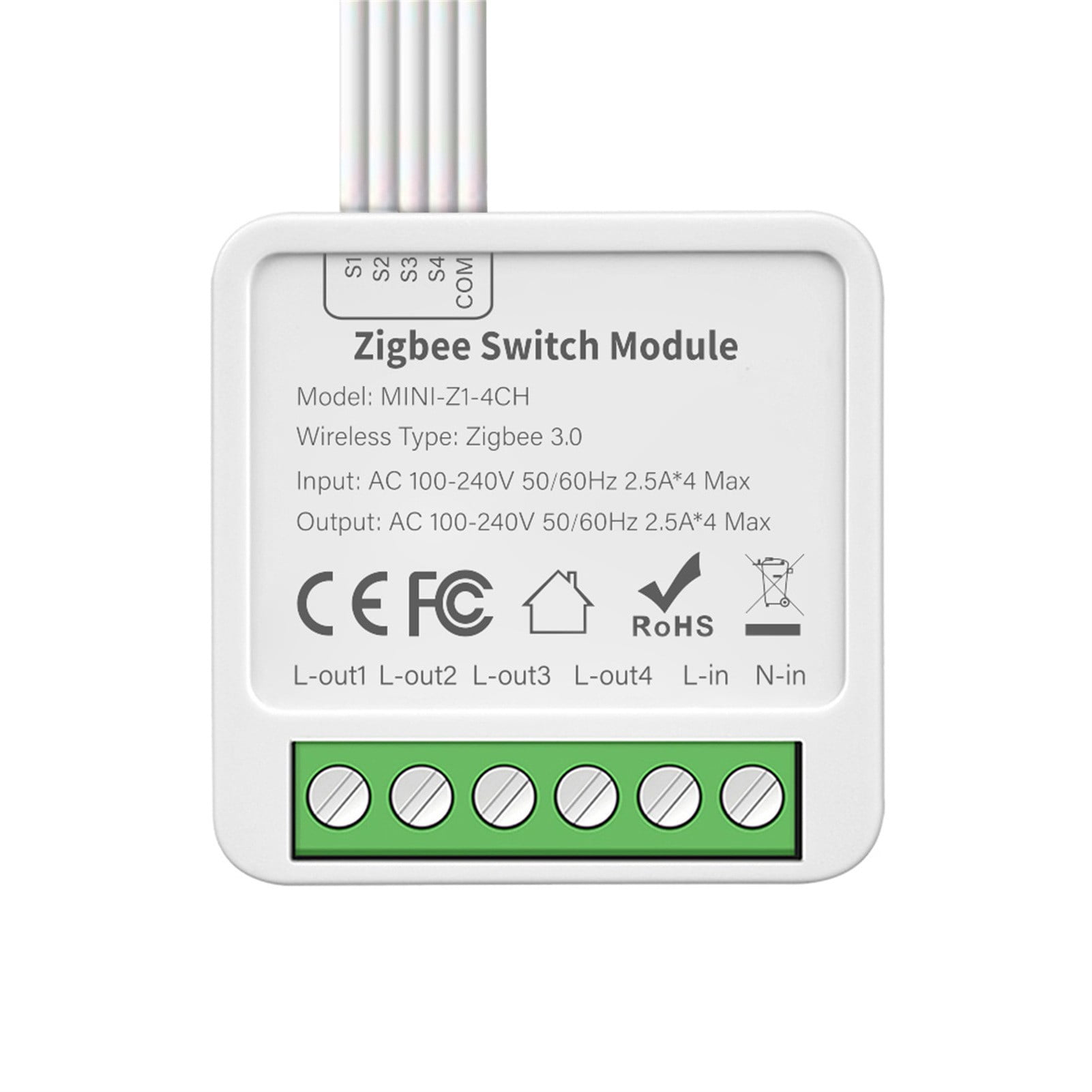 Click here for Luckyn Zigbee Tuya Smart Switch 10a 2/3/4 Gang 2-W... prices