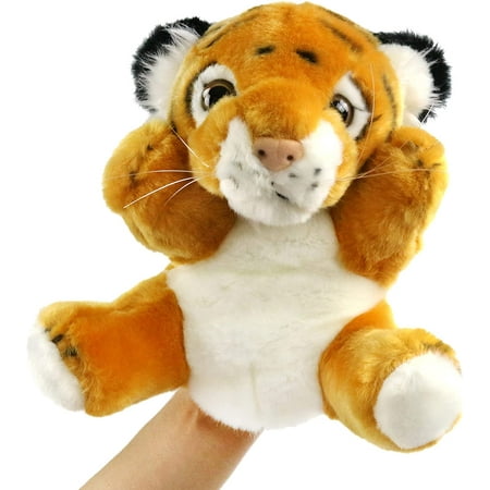 Tiger Hand Puppet Zoo Animal Puppets Jungle Friends Plush Toy for ...