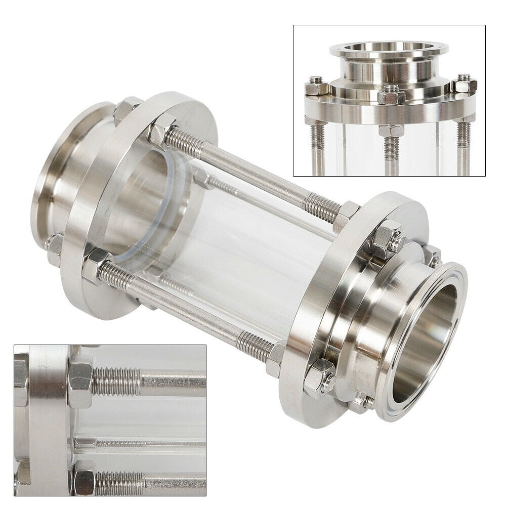CNCEST 2" Flow Sanitary Sight Glass Stainless Tri Clamp Sanitary Sight ...