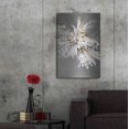 Luxe Metal Art 'Light Leaves 1' by Design Fabrikken, Metal Wall Art, 24 ...