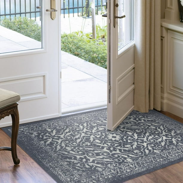 3'x4' Bethley Denim Printed Floor Mat, 3x4 Mat - Walmart.ca