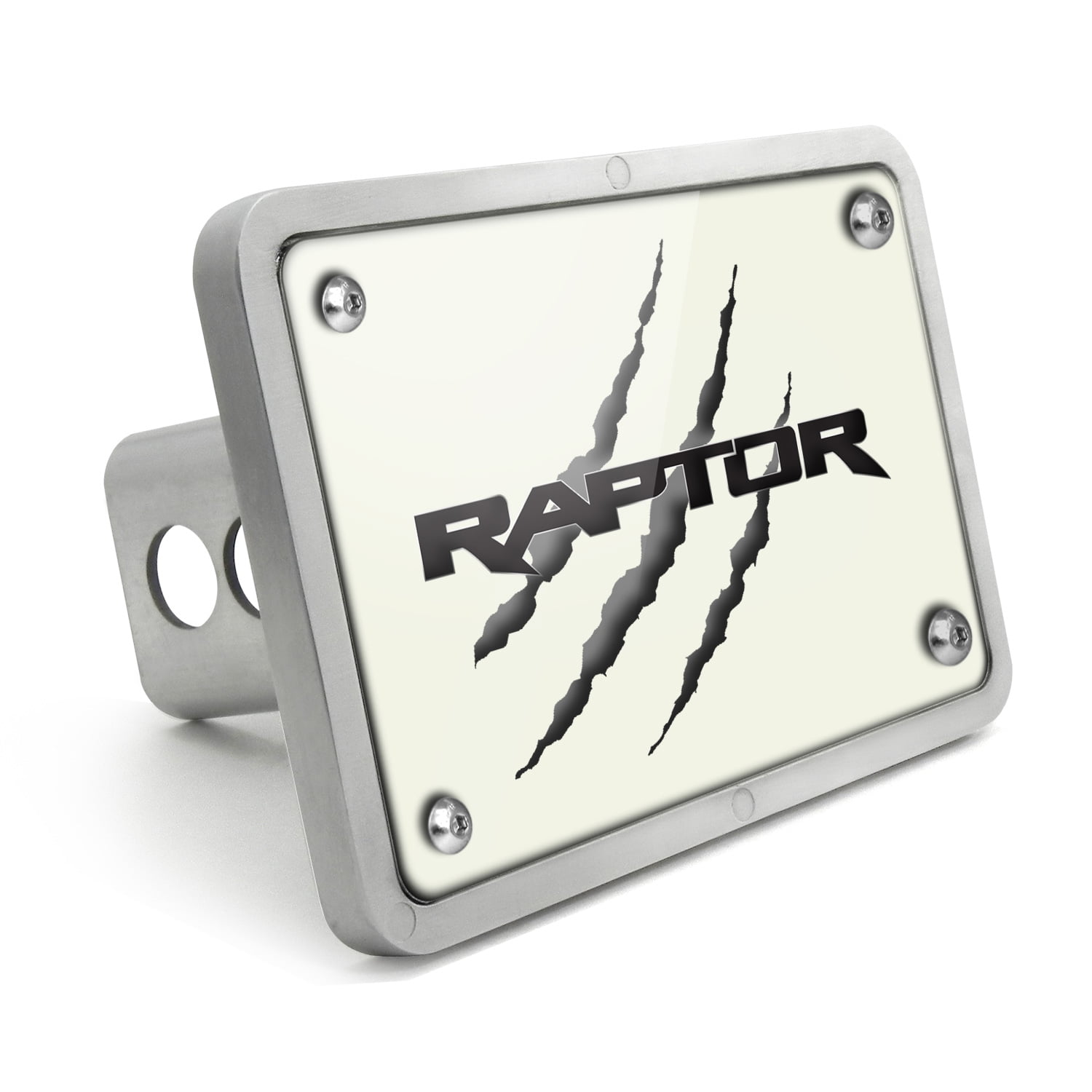 Ford F-150 Raptor Claw Marks UV Graphic White Plate Billet Aluminum 2 ...