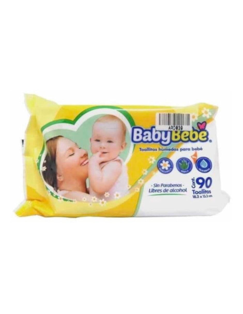 Pack de 18 Toallitas Húmedas Baby Bebé 90 piezas BabyBebe 90 piezas ...